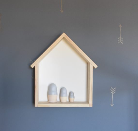 House Shadow Box Shelf – Large – Declan & Leah